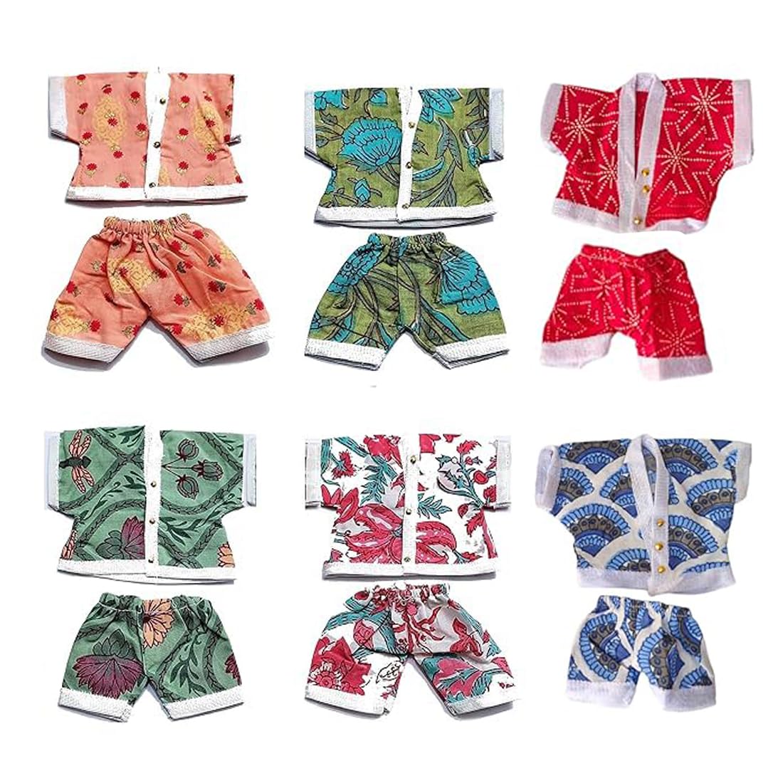 Ecommall Laddu Gopal Night Dress Cotton Summer Night Suit for Krishna ...