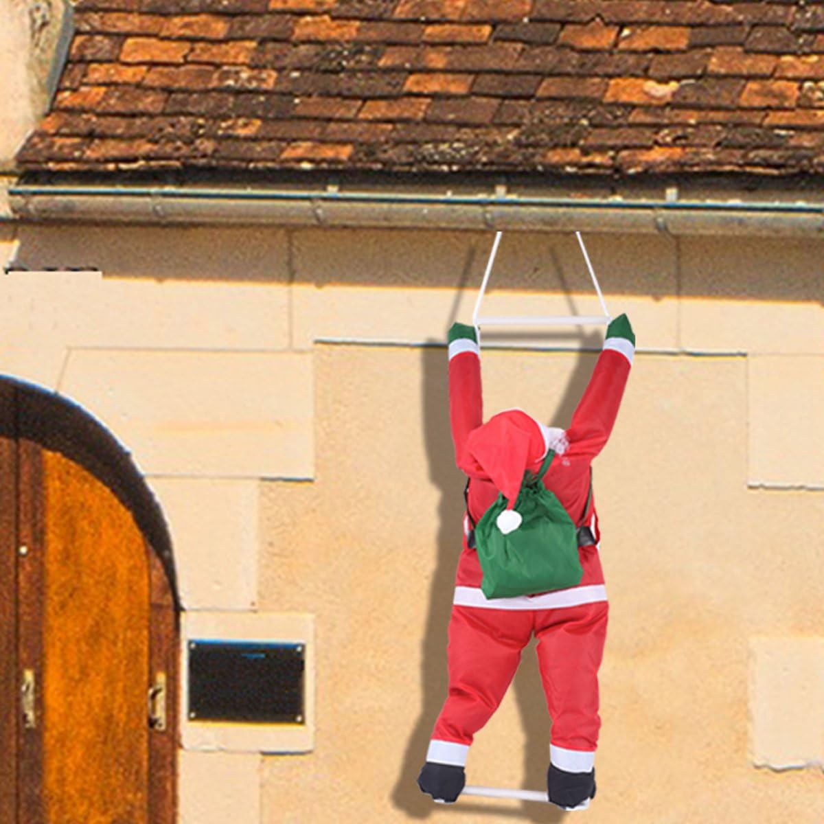 Amazon.com: Christmas Hanging Decoration 35 Inch Climbing Hanging Santa ...