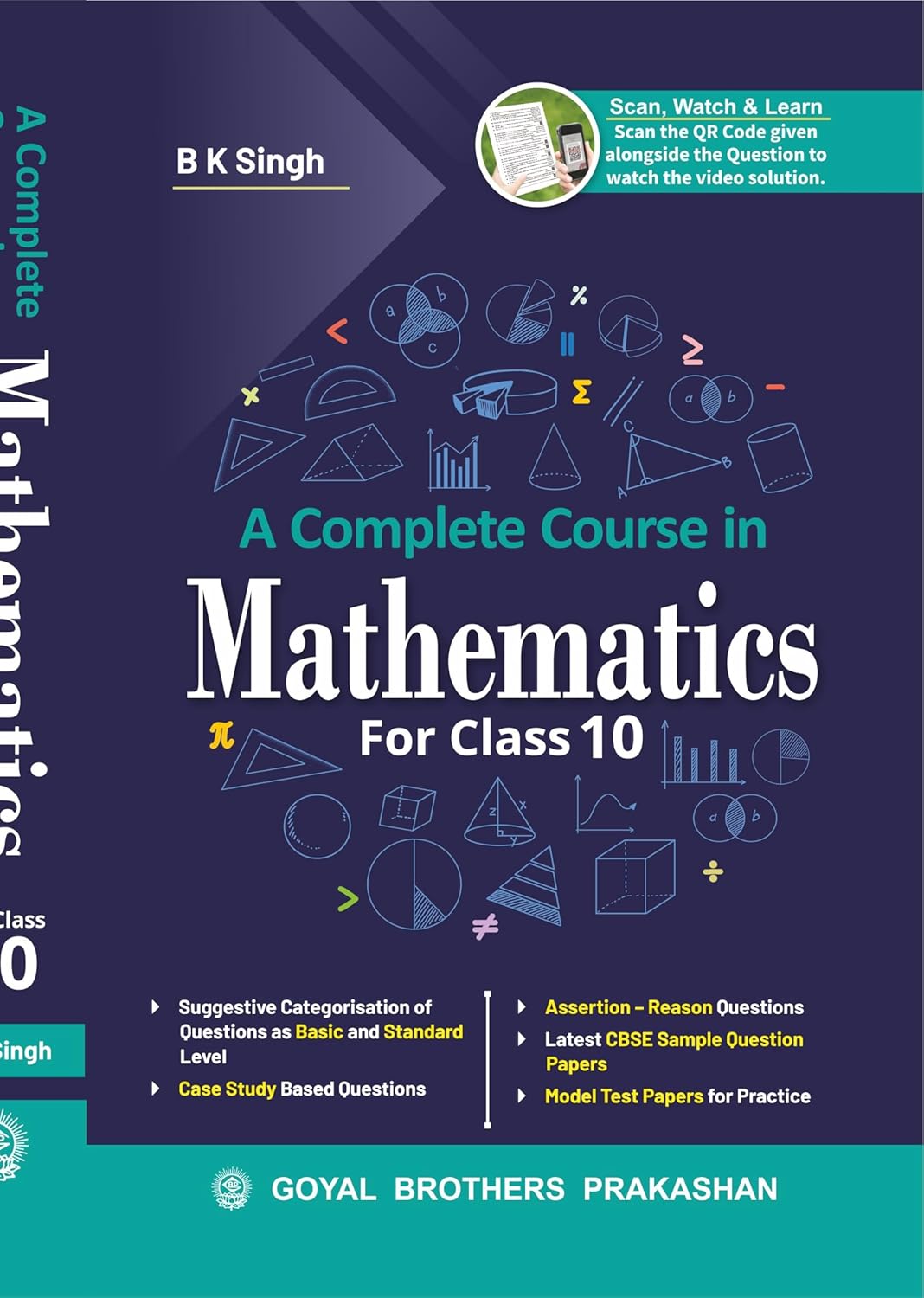 A Complete Course in Mathematics for Class 10 : B K Singh: Amazon.in: Books