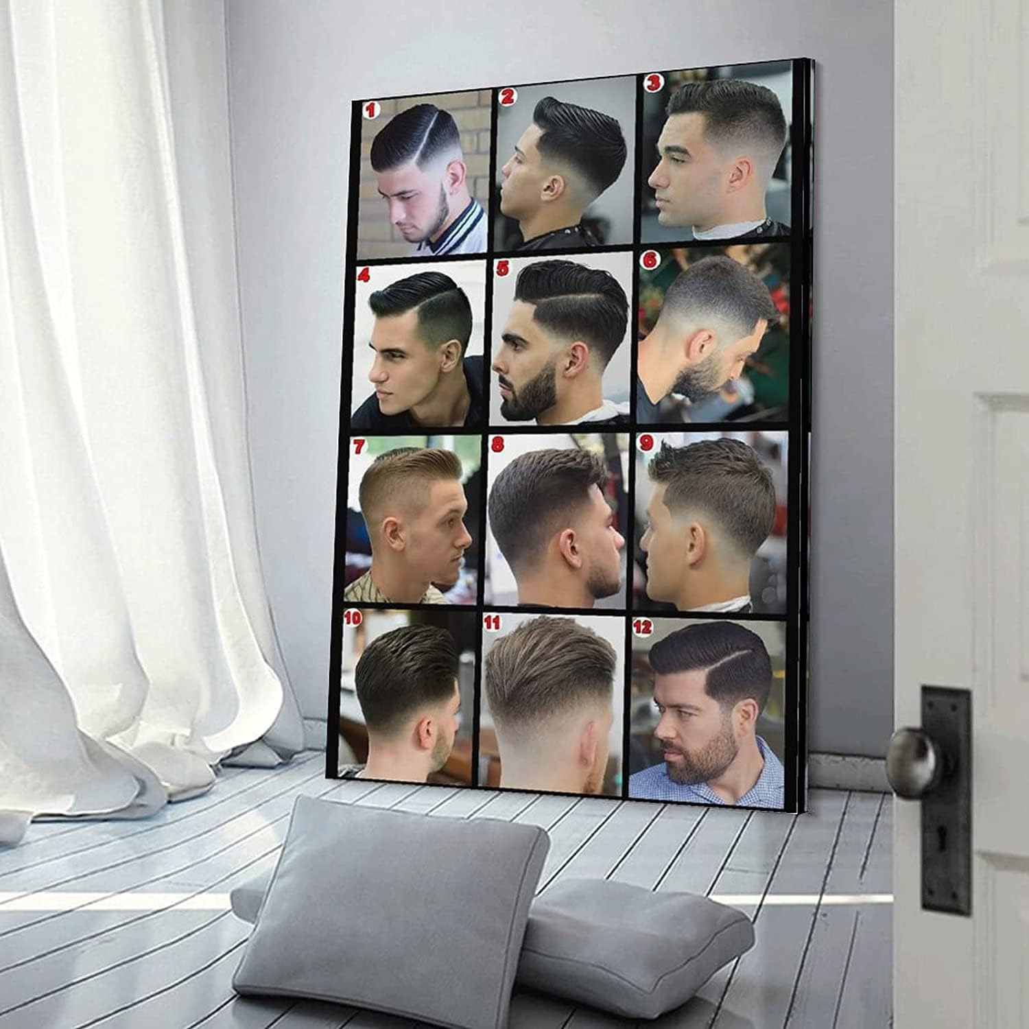 Barber Shop Chart Of Haircuts Hair Styles