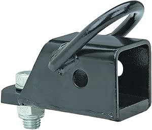 ATV Quad Runner 4 Wheeler 2" Square Hitch Adapter with Loop Anchor ...