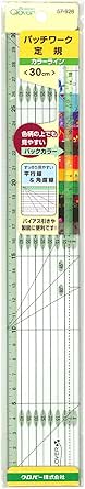 Amazon.co.jp: Clover Patchwork Ruler Color Line 30cm : Hobbies