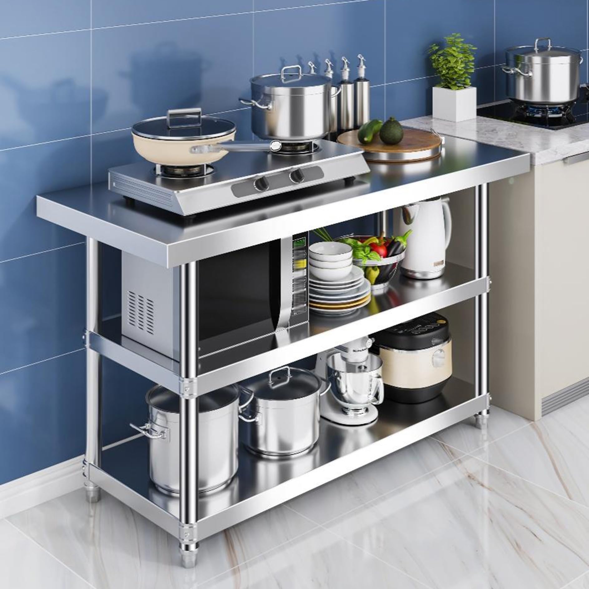 Garage Stainless Steel Counter