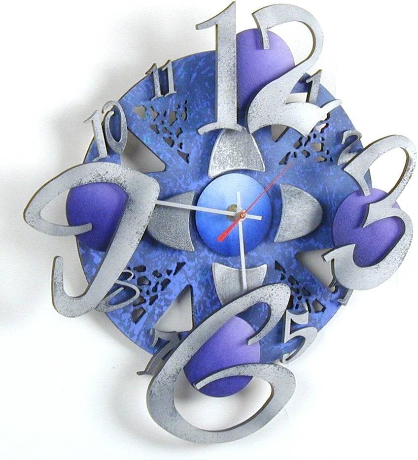 Amazon.com: David Scherer Wild Time Hand Crafted 2 Wall Clock: Home ...