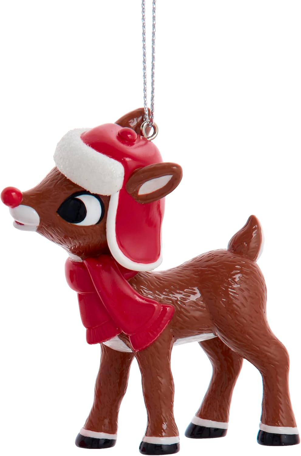 Amazon.com: Kurt Adler Rudolph The Red Nose Reindeer® Rudolph Ornament ...