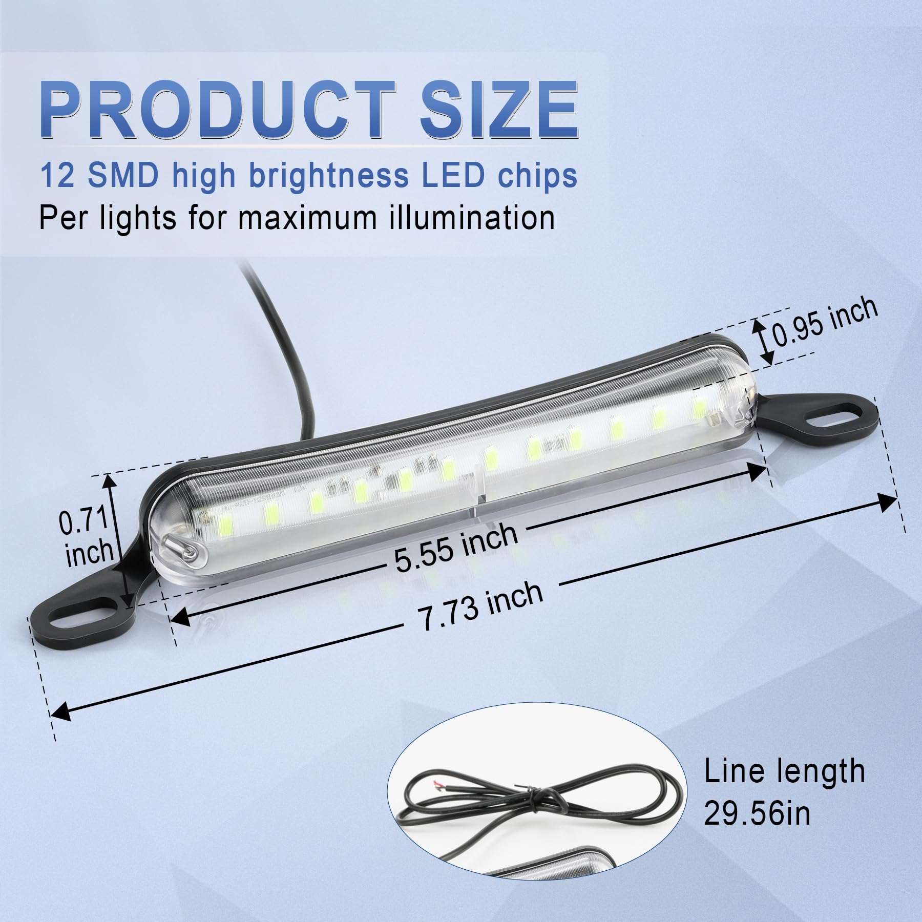 Snapklik.com : License Plate Light, Extremely Bright LED License Plate ...