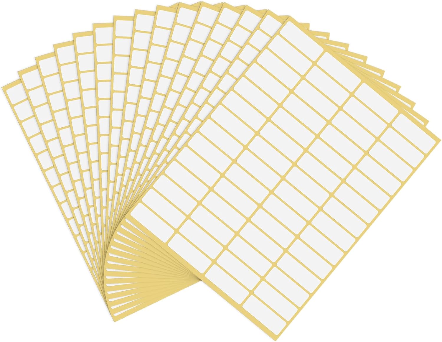 Amazon.com : 840 Small White Labels, 38 X 13 MM - Stickers for File ...