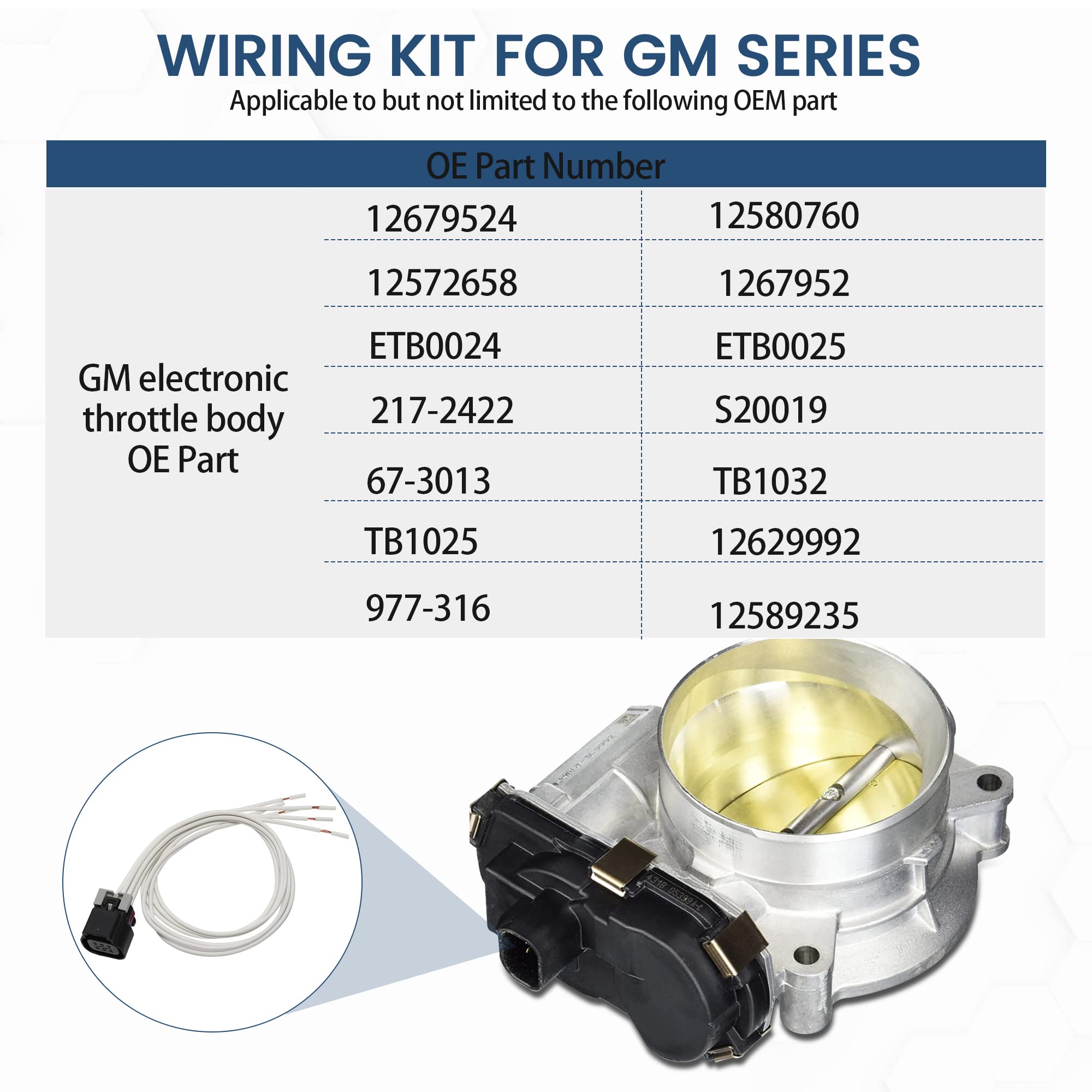Snapklik.com : PT2713 Replace GM Electronic Throttle Body Control Motor ...