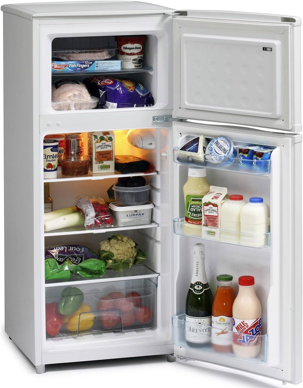IceKing RL111EW Freestanding Under Counter White Fridge : Amazon.co.uk ...