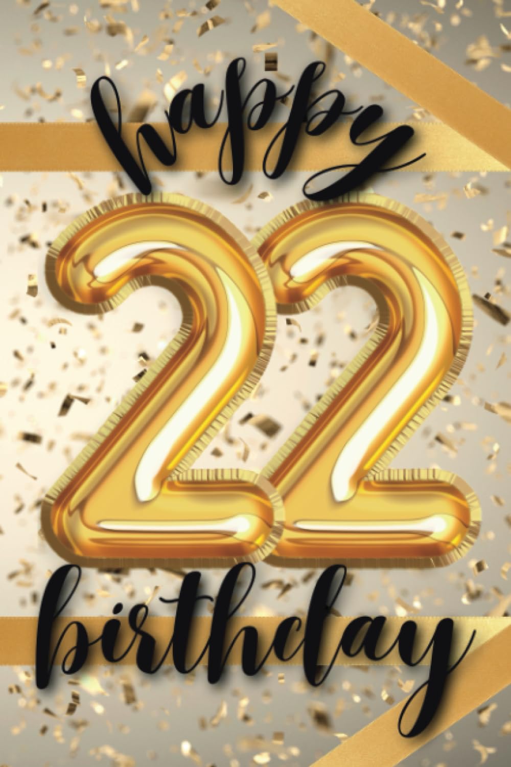 Happy 22nd Birthday Cards Happy 22nd Birthday Greeting Card Vector