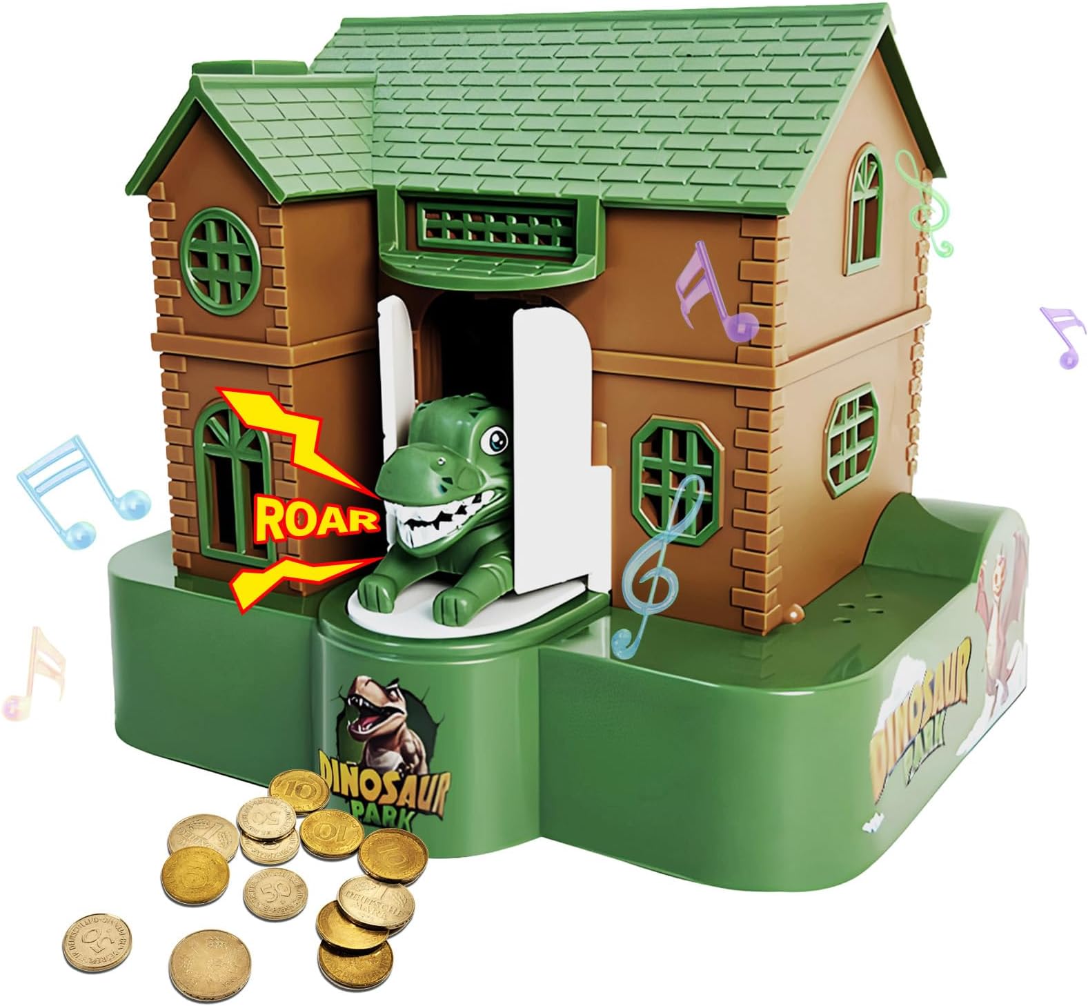 Amazon.com: My Dog Piggy Bank - Robotic Coin Munching Toy Money Box ...