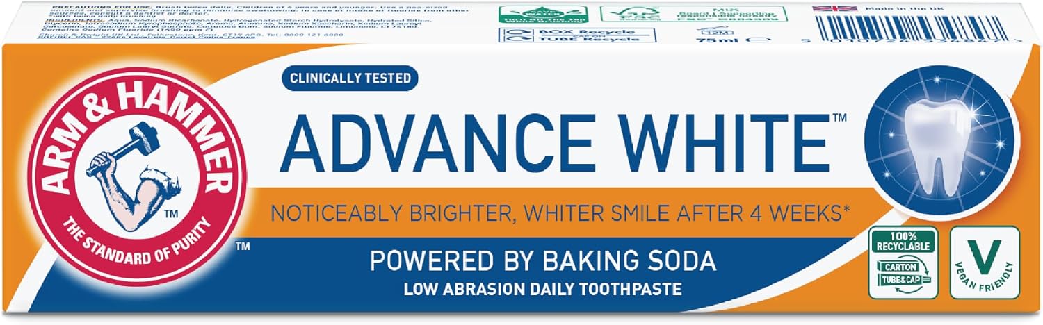 ARM & HAMMER Advanced White Exterme , 75 ml: Buy Online at Best Price ...
