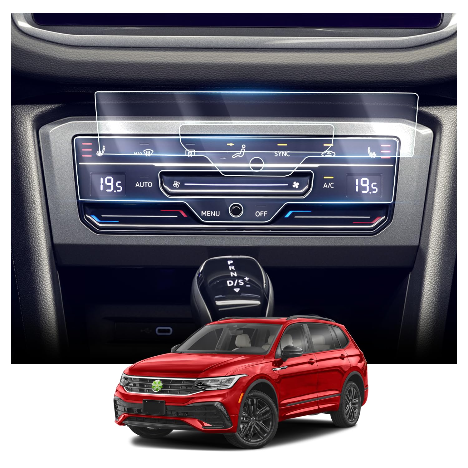 Amazon.com: Ruiya 2024 Tiguan Screen Protector for VW Tiguan Air ...