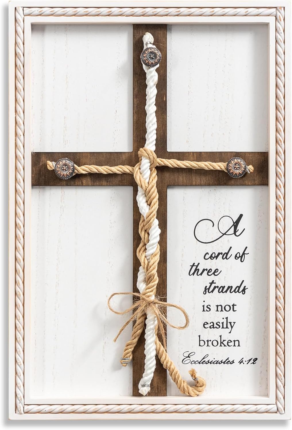 Amazon.com: A Cord of Three Strands Wedding Ceremony Sign 10 × 15in ...