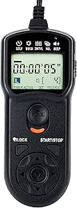 Amazon.com : JJC Intervalometer Timer Remote Shutter Release Time Lapse for Nikon D750 D780 Z7 ...