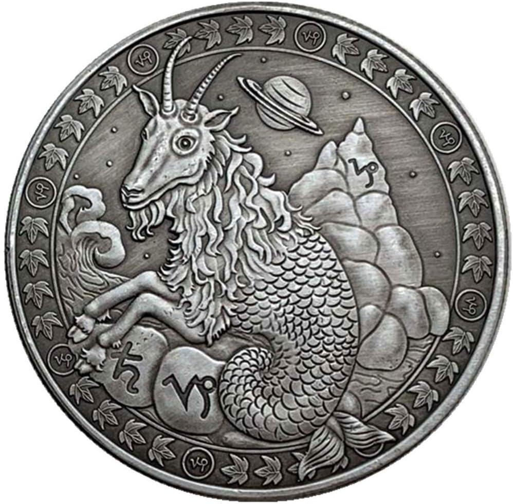 Amazon.com: WaNana Constellation Copper Plated Silver Relief Coins Box ...