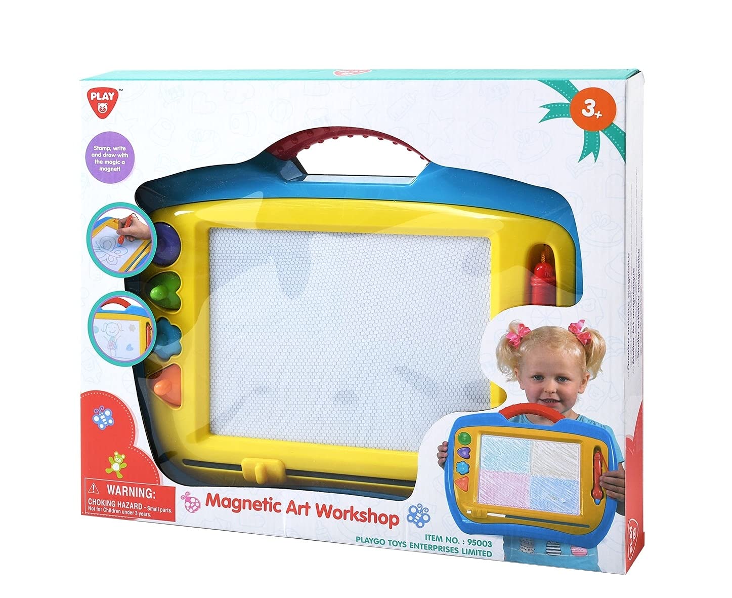 Amazon.com: PlayGo Magnetic Art Workshop : Baby