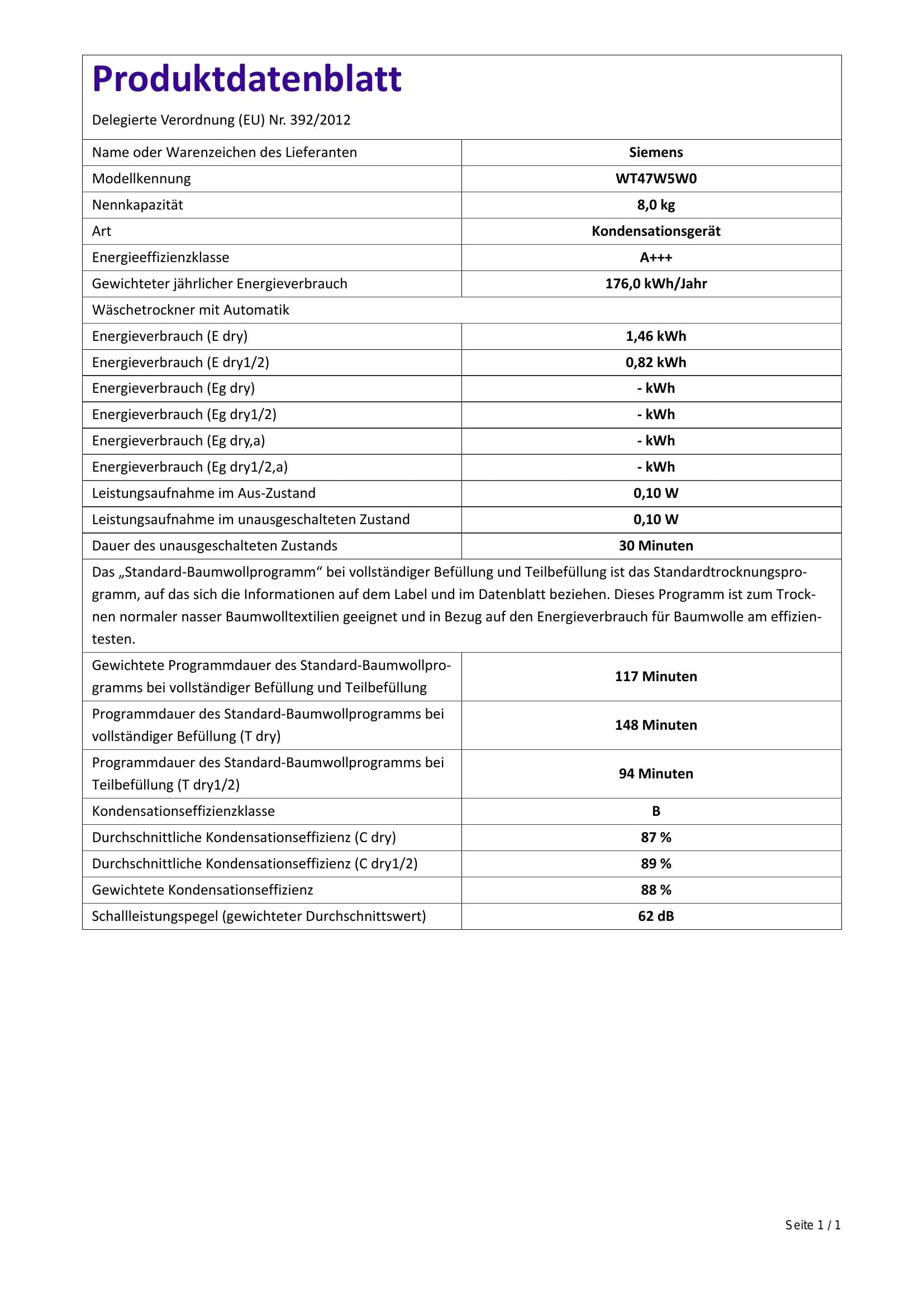 Siemens Verbindungssatz WZ11410, Ohne Auszug, Zum sicheren ...