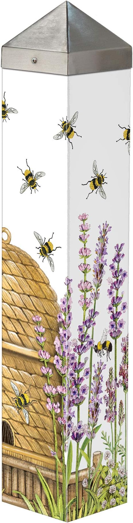 Amazon.com : Studio M Beehive Art Pole Outdoor Decorative Garden Post ...