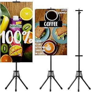 Amazon.com: EBLIKI 🥇 Poster Stands for Display - Floor Poster Board ...
