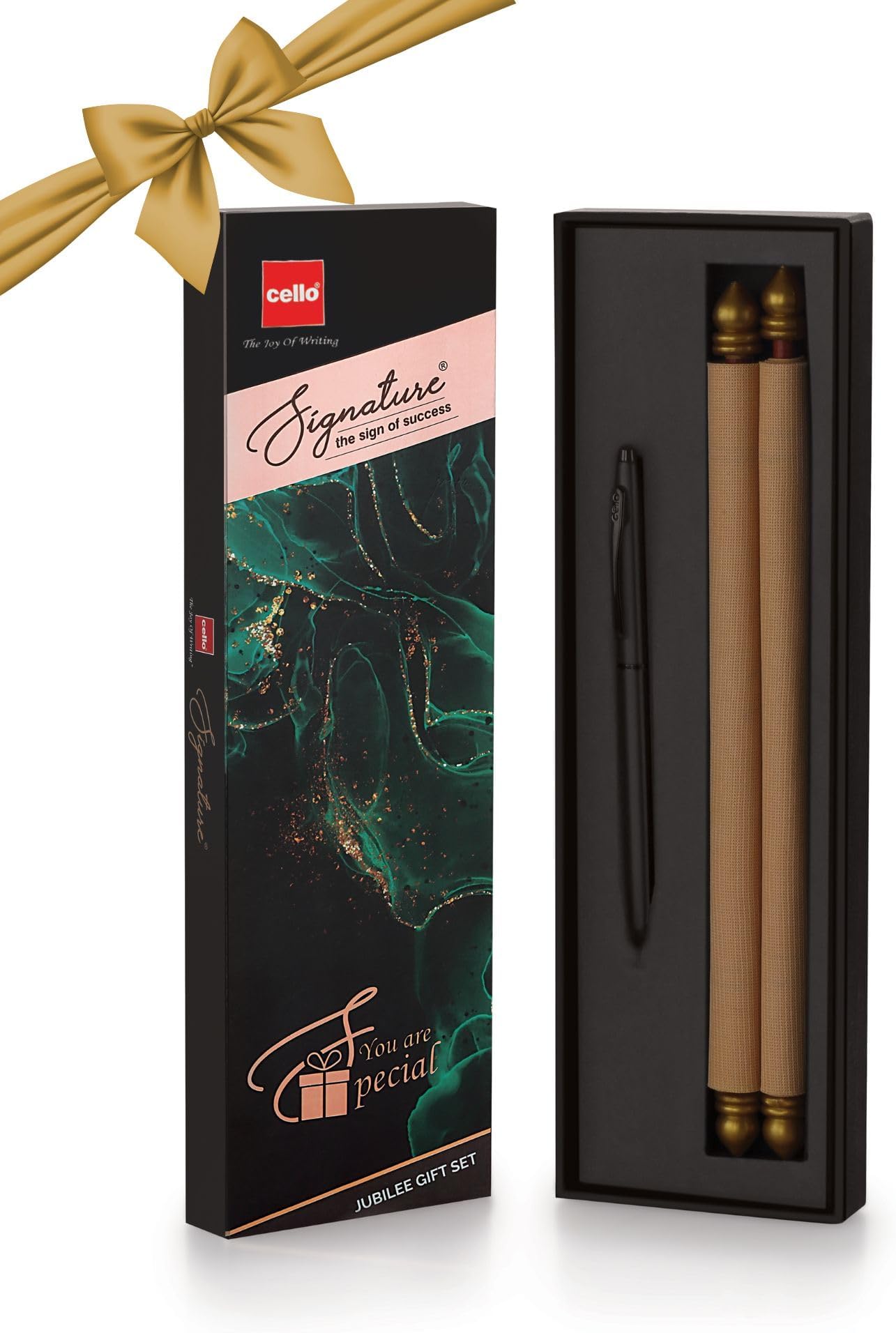 Signature Cello Pen + Birthday Scroll Gift Pack | Blue Ink | 1 Premium ...