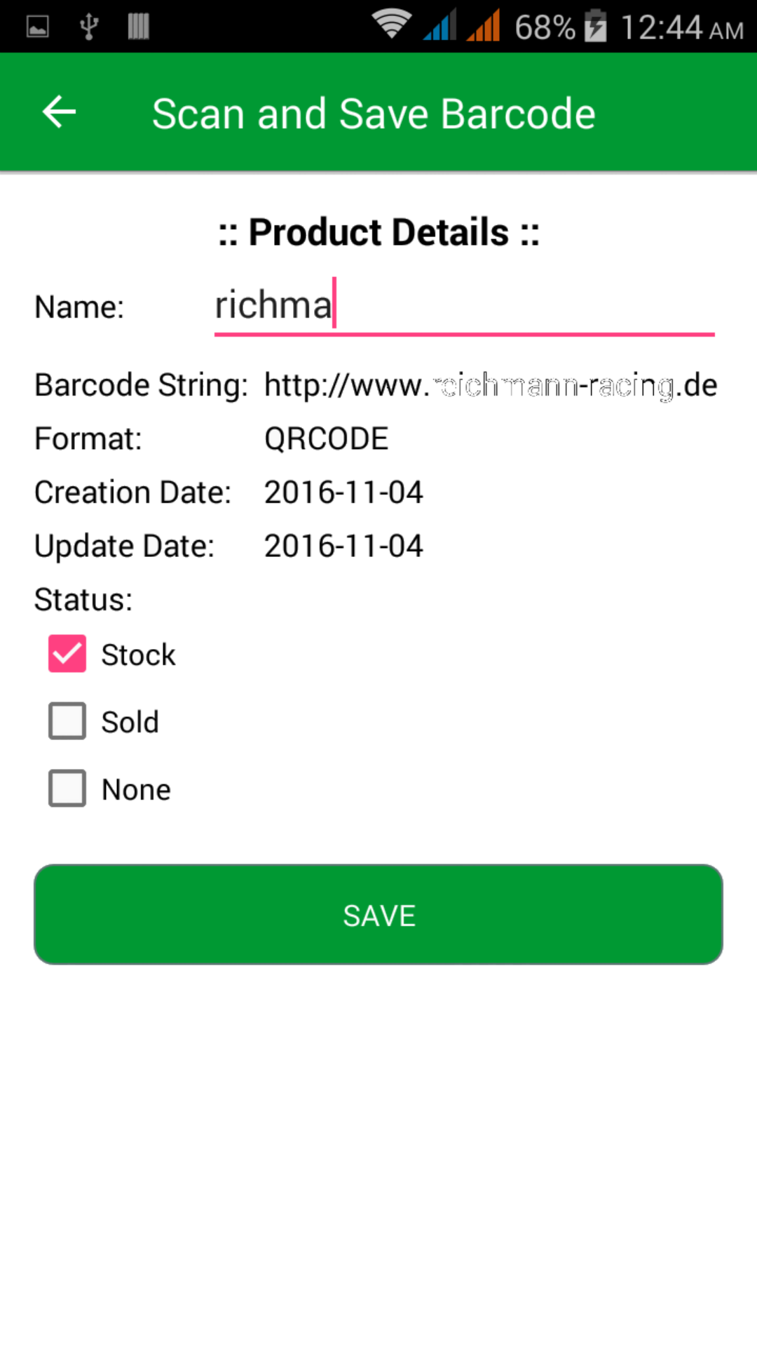 QRcode/Barcode Scanning and Save - App on Amazon Appstore