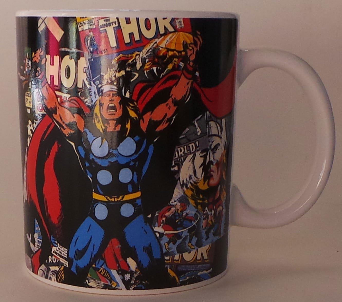 Amazon.com | Marvel Mighty Thor Ceramic Mug 12oz: Coffee Cups & Mugs