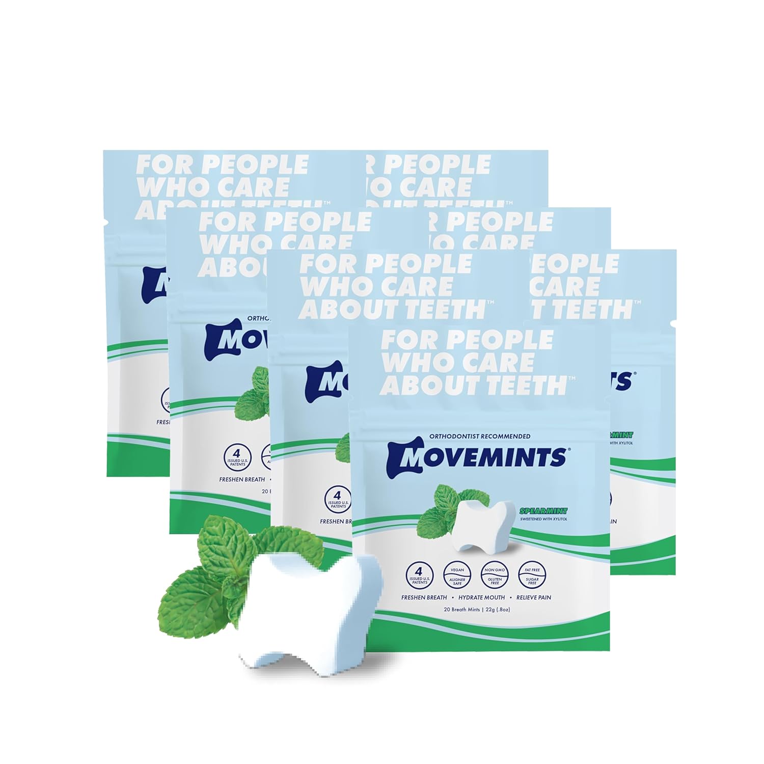 Amazon.com : Movemints Clear Aligner Mints - Patented, Edible ...