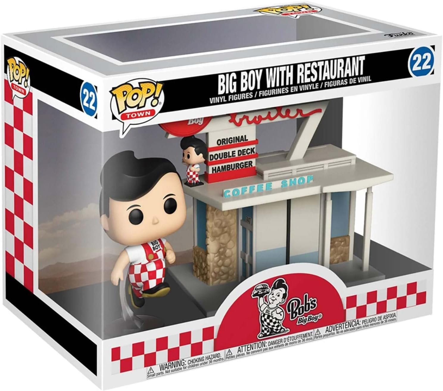 Amazon.com: Funko Pop! Town: Bob's Big Boy Restaurant with Big Boy ...