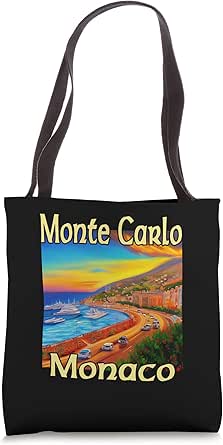 Amazon.com: Monte Carlo Monaco Tote Bag : Clothing, Shoes & Jewelry