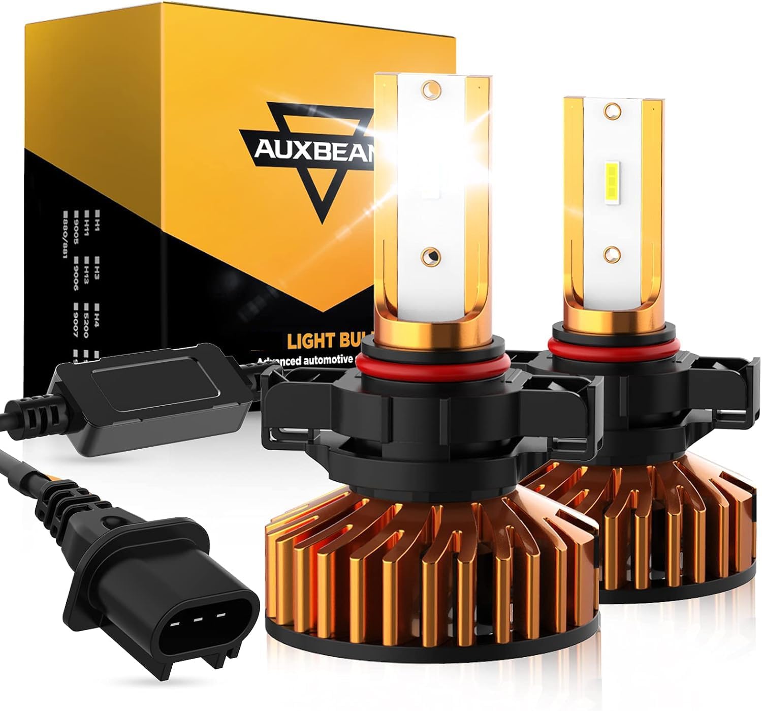 Amazon.com: Auxbeam 5202 Fog Light Bulbs, 2024 F2 Series 52W 10000lm ...