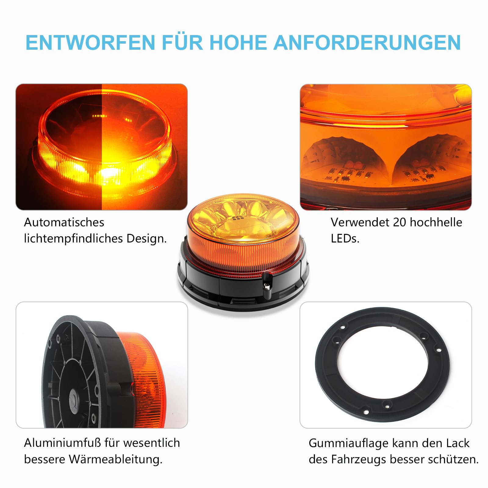 Snapklik.com : Class I Big LED Beacon Light 6.6", 80W Automatic Light ...