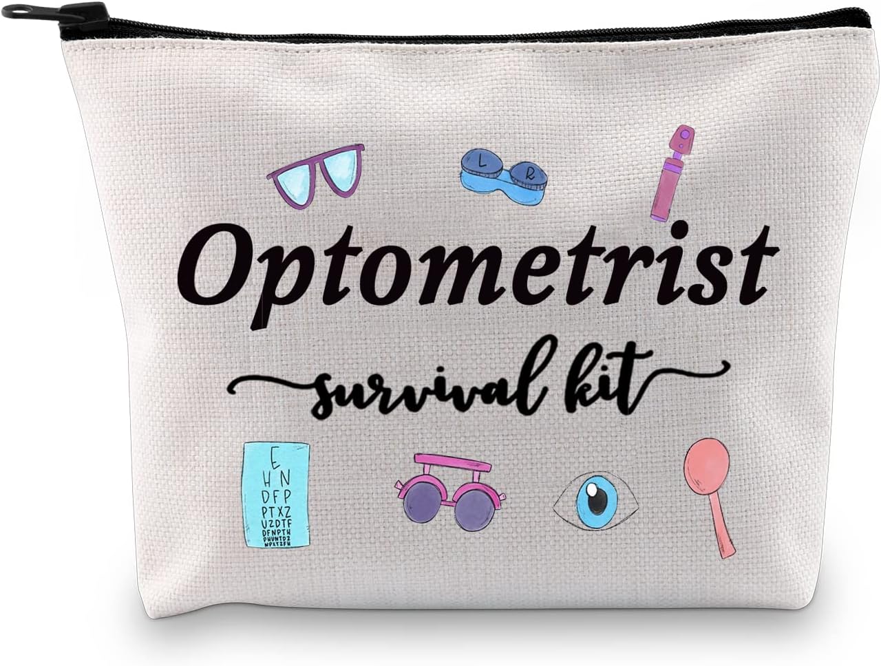Amazon.com: GJTIM Optometrist Gift Eye Doctor Vision Zipper Pouch ...
