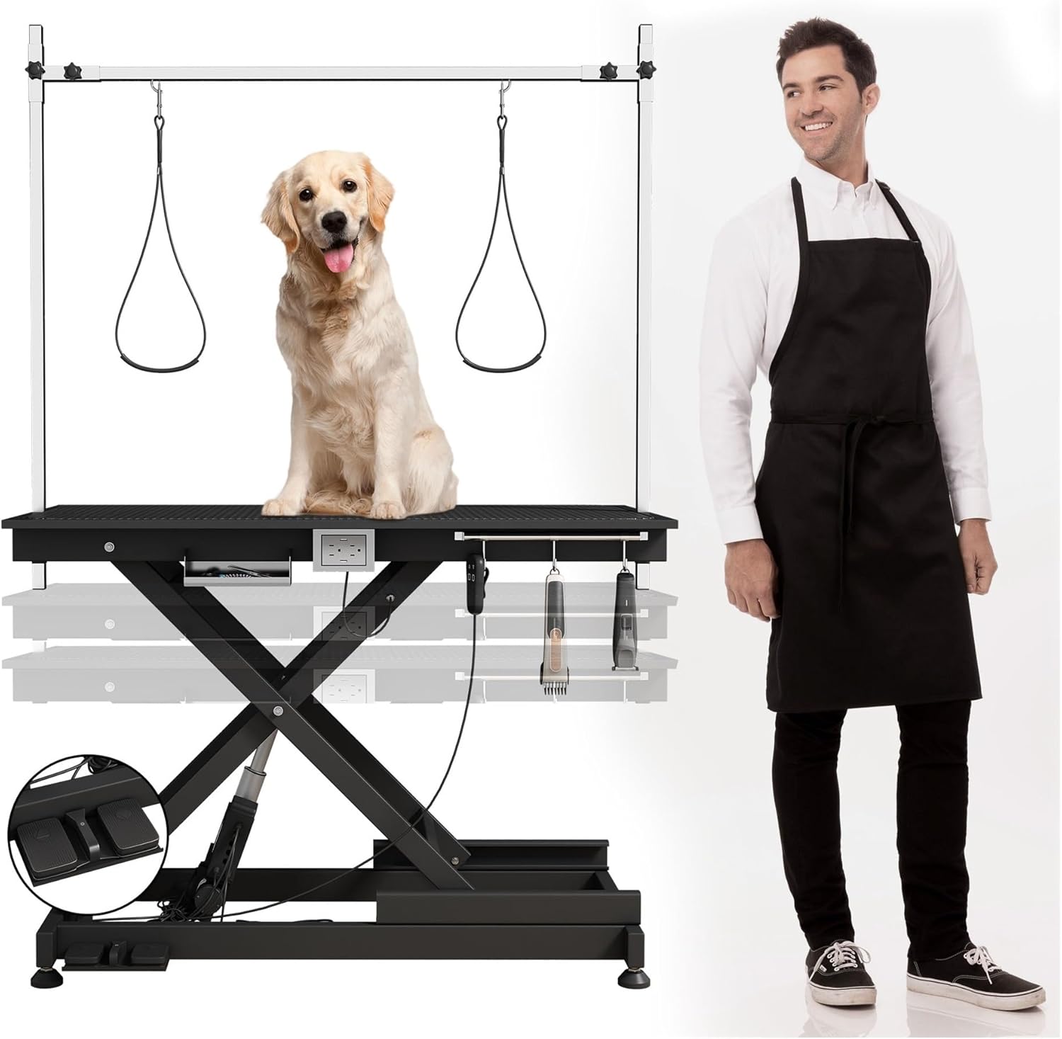 Amazon.com: Electric Dog Grooming Table - Heavy Duty,Height Adjustable ...