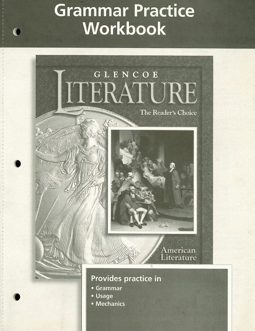 Amazon.com: Glencoe Literature Grade 11, American Literature, Grammar ...