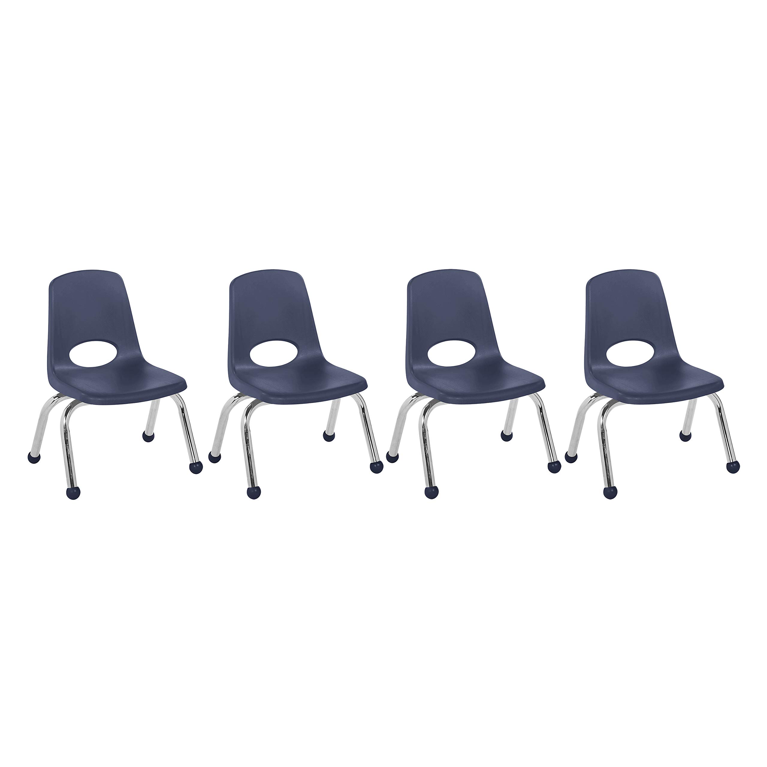 Factory Direct Partners 10377-NV 10" School Stack Chair, Stacking ...