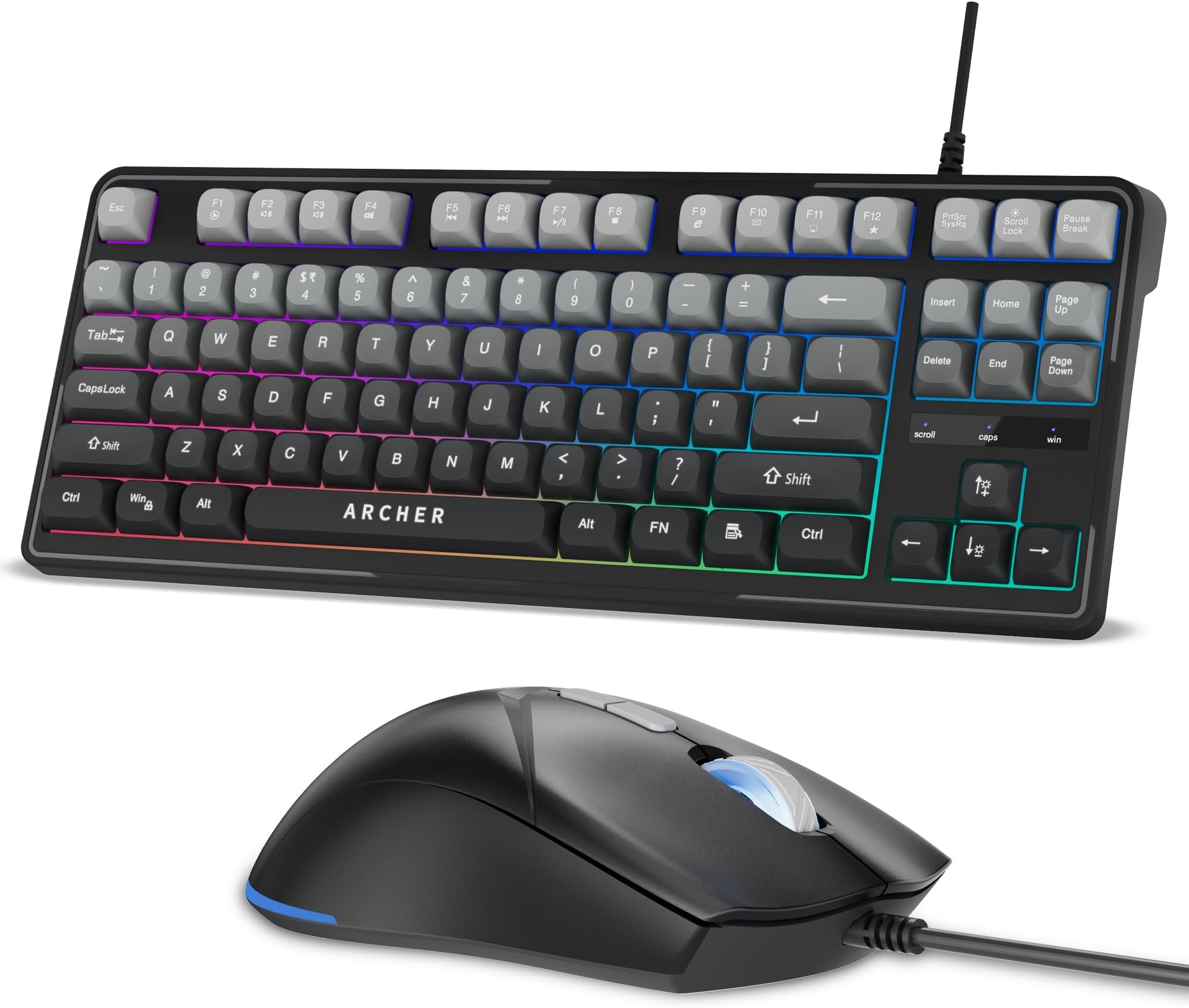Amazon.in: Buy Ant Esports KM500W Pro Wireless Gaming Keyboard Mouse ...