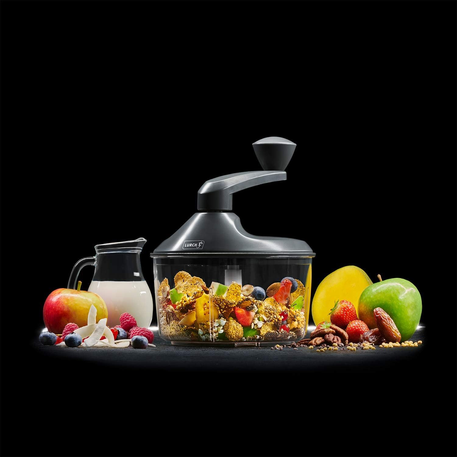 Lurch My Cereal Mixer 220850 Vegetable Slicer and Multi Chopper Plastic ...