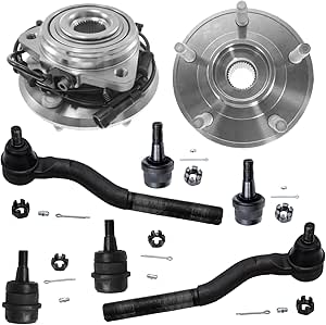 Amazon.com: Detroit Axle - 8pc Front Wheel Bearing Hubs Kit for Jeep 2011-2017 Wrangler 2018 ...