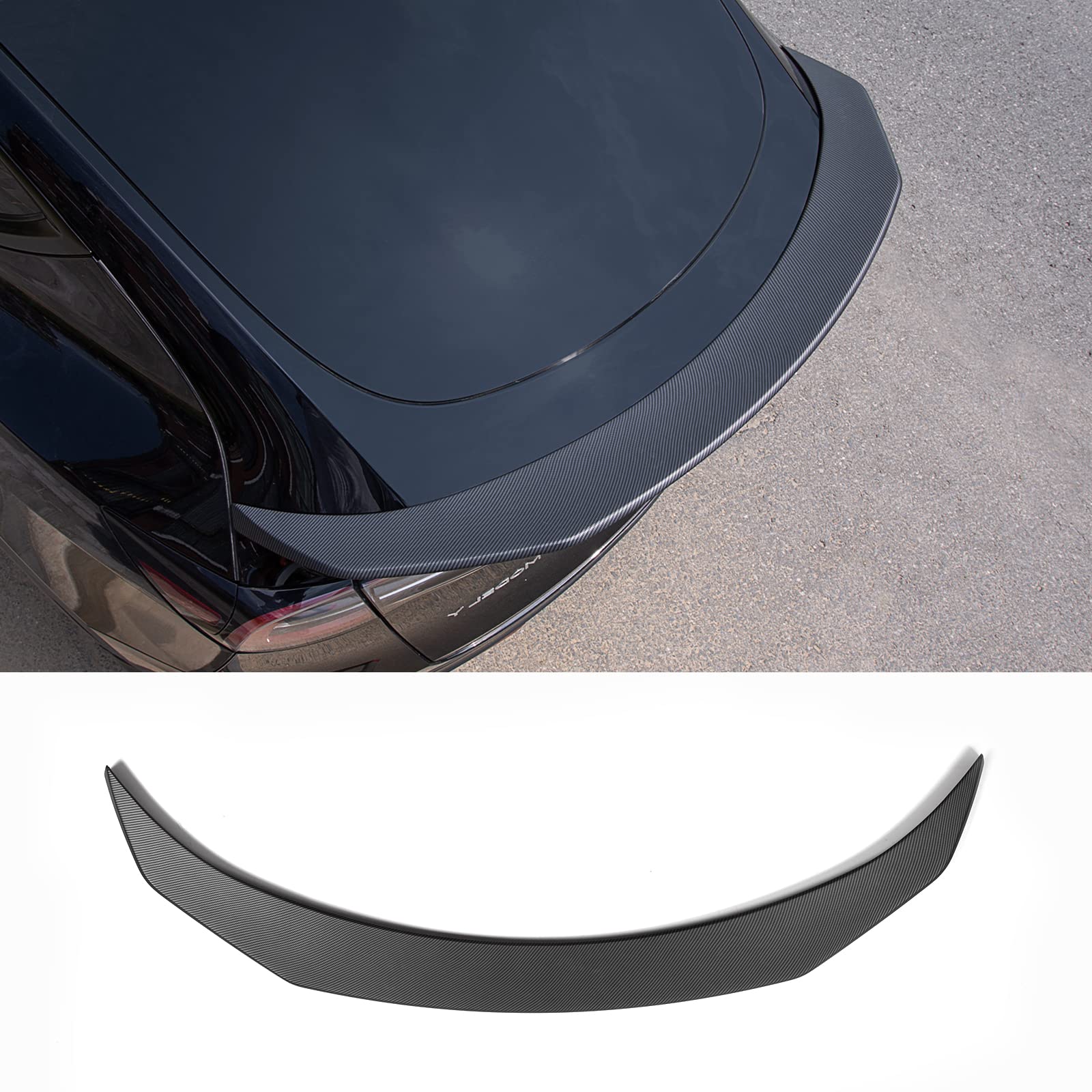 Xipex Spoiler Wing Compatible with 2020-2023 Tesla Model Y Spoiler Wing ...
