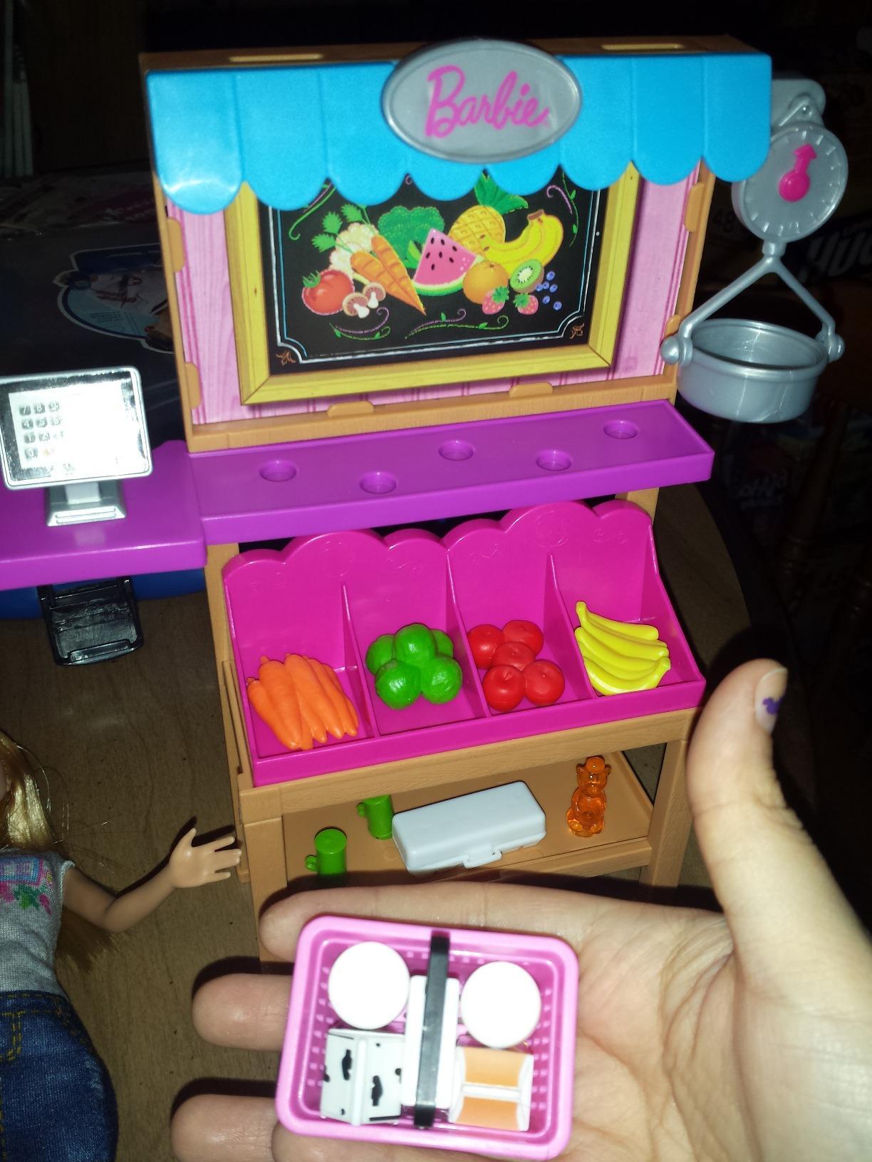 Amazon.com: Barbie Grocery Store Playset with Conveyor Belt : Toys & Games