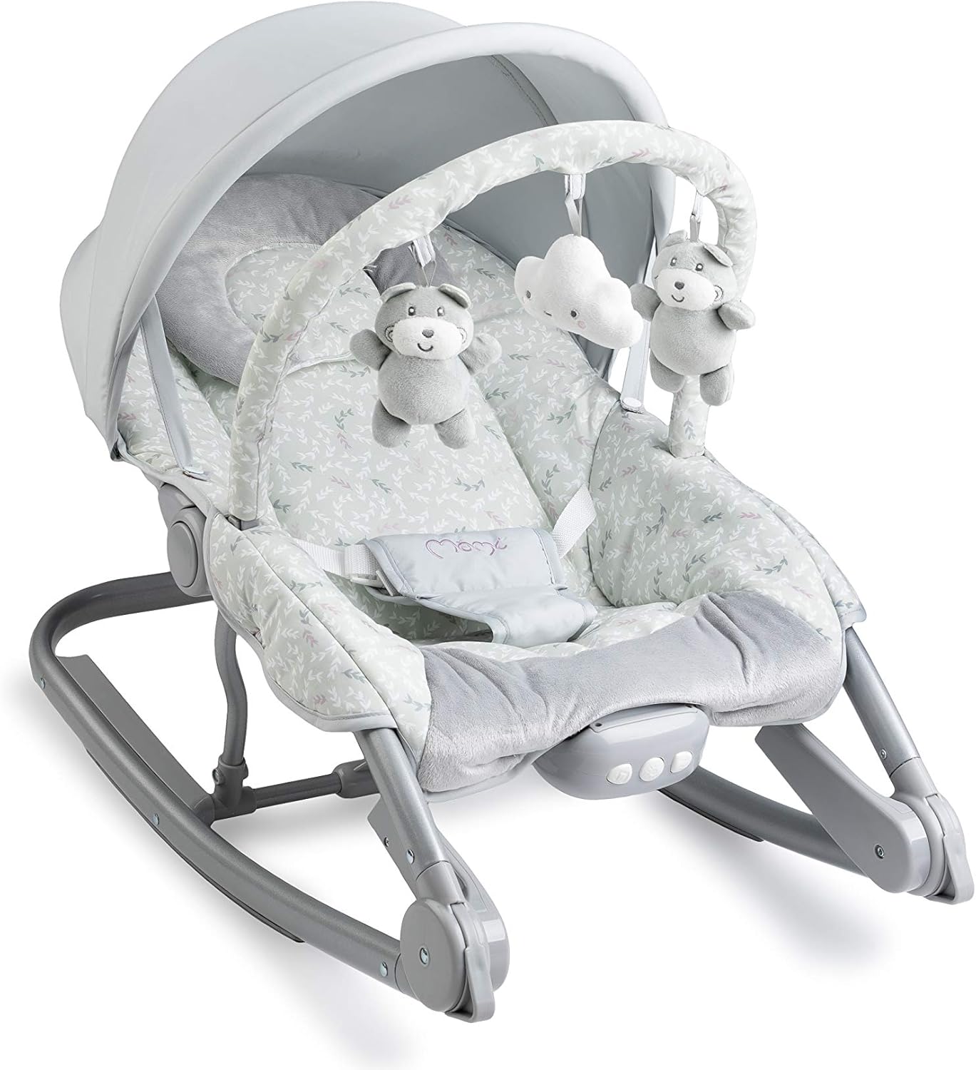 MOMI EBES Baby Bouncer for Babies, Soft Padding, Metal Frame, Anti-Slip ...