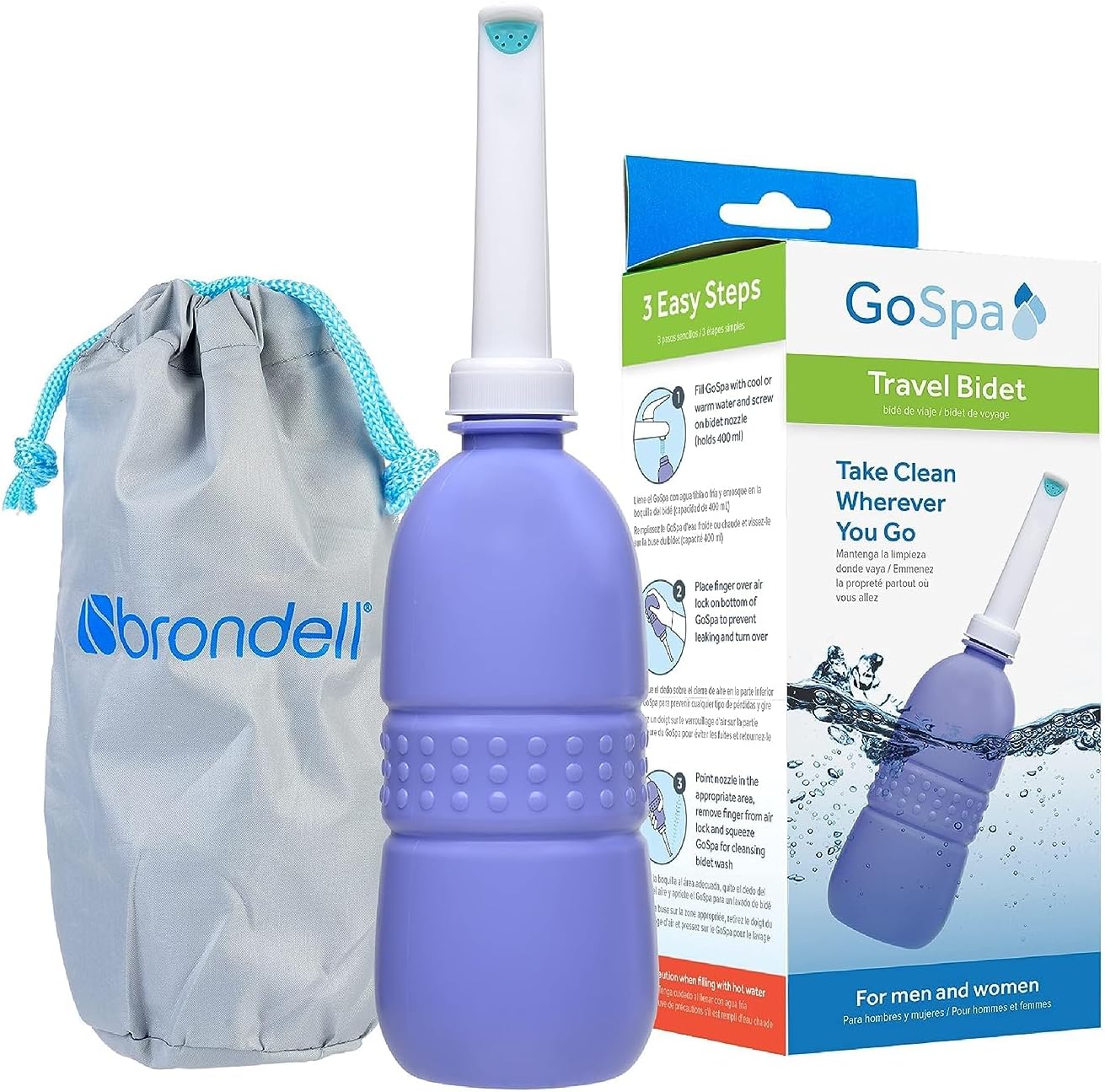Portable Bidet | Bidet Buddy™ PureJet | High Pressure | Travel Bidet ...