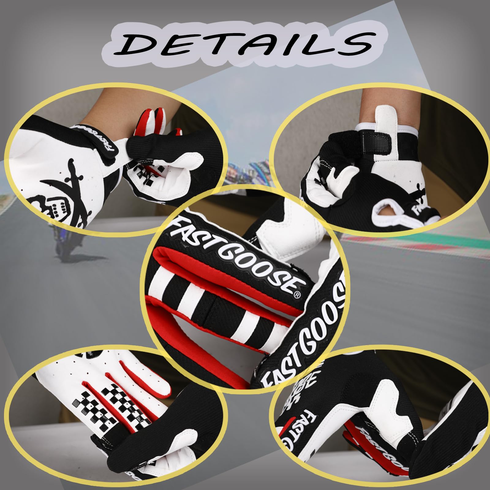 Snapklik.com : FASTGOOSE Motorcycle Gloves For Men And Women ...