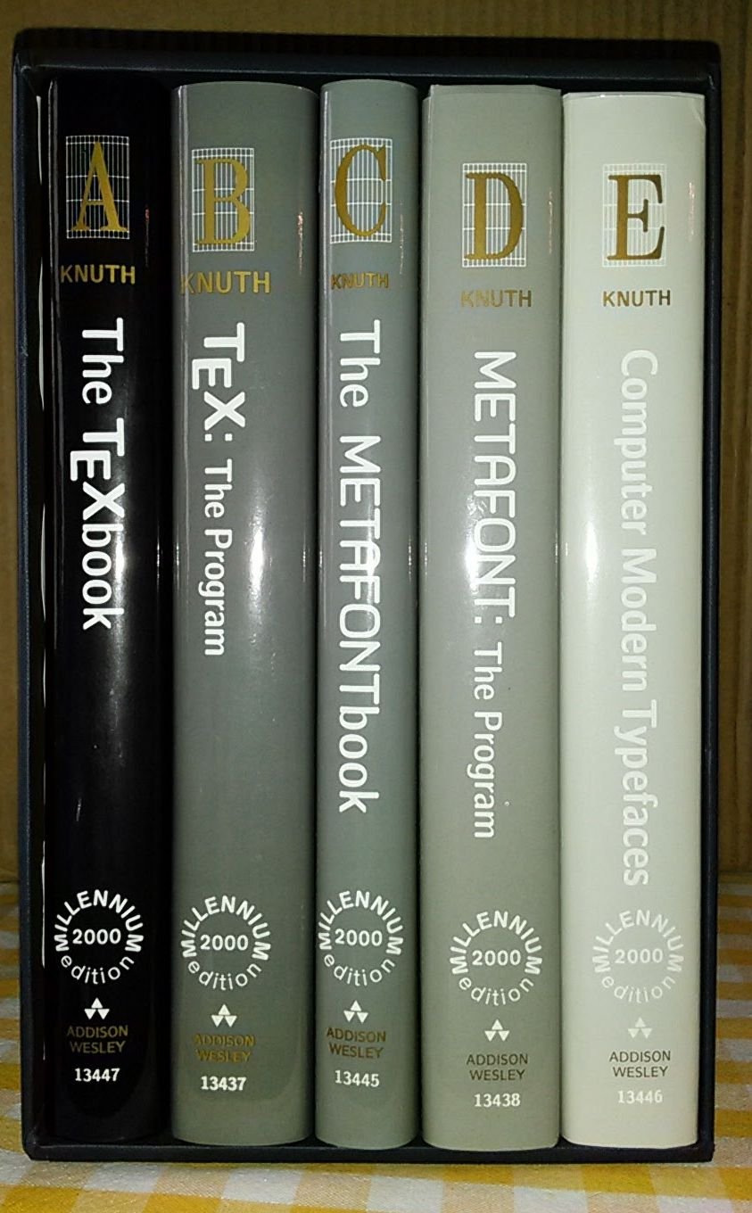 Computers and Typesetting: Knuth, Donald: 9780201734164: Amazon.com: Books