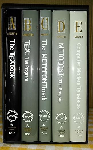 Computers and Typesetting: Knuth, Donald: 9780201734164: Amazon.com: Books
