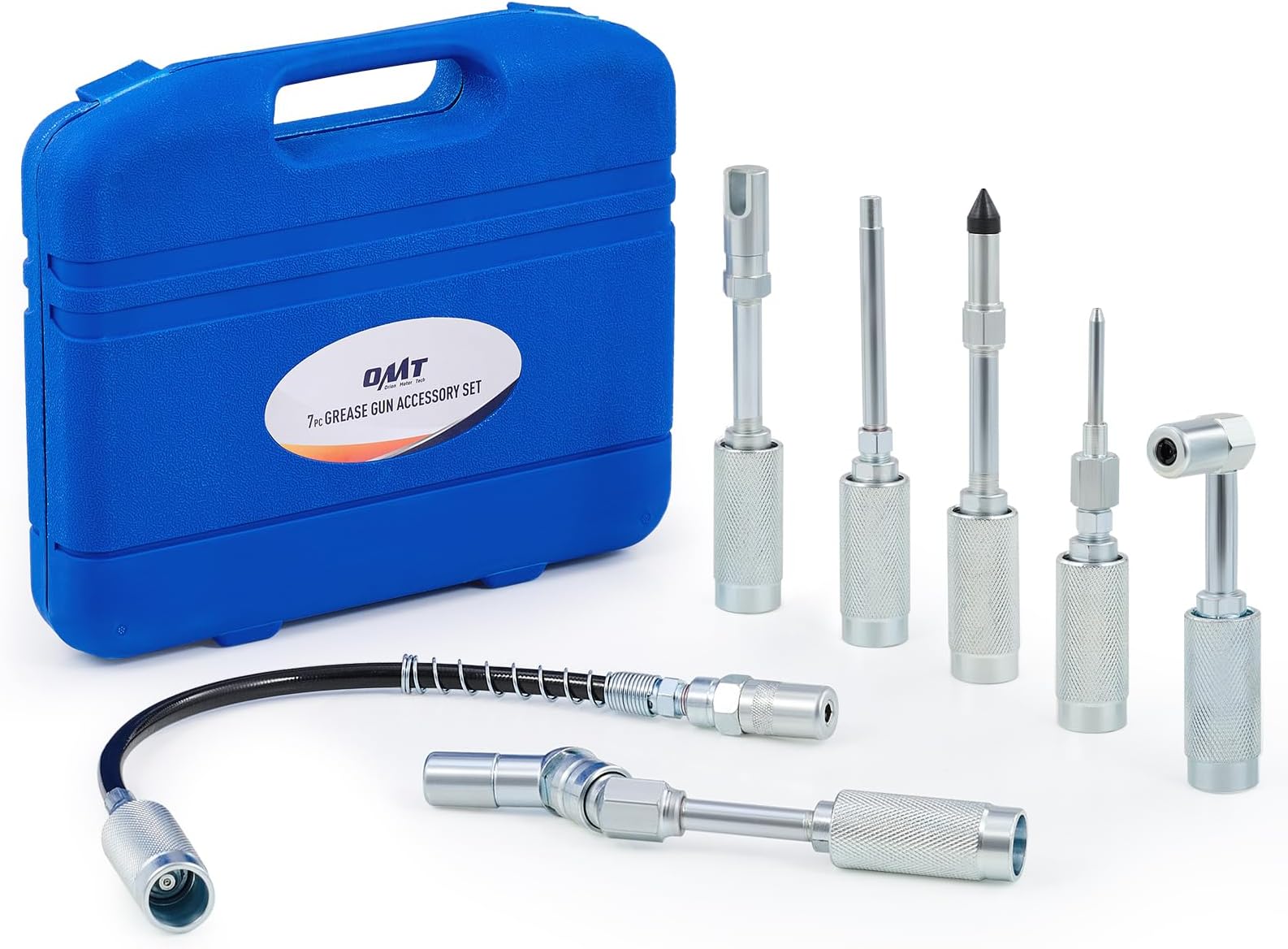 Amazon.com: Orion Motor Tech Grease Gun Accessory Kit, 7 Piece Grease ...