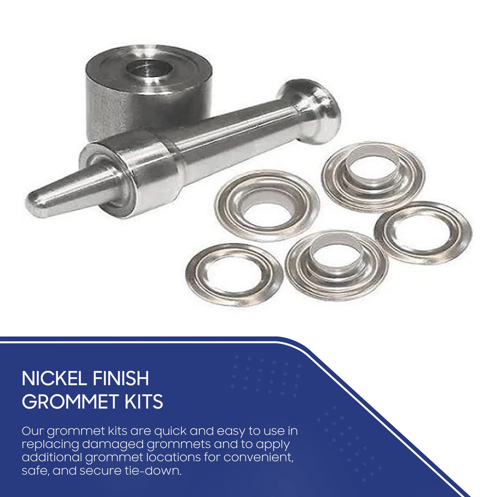 Hole Punch Kit Tarps Now Grommet Tool Kit #4 - Brass Finish Grommet Set ...