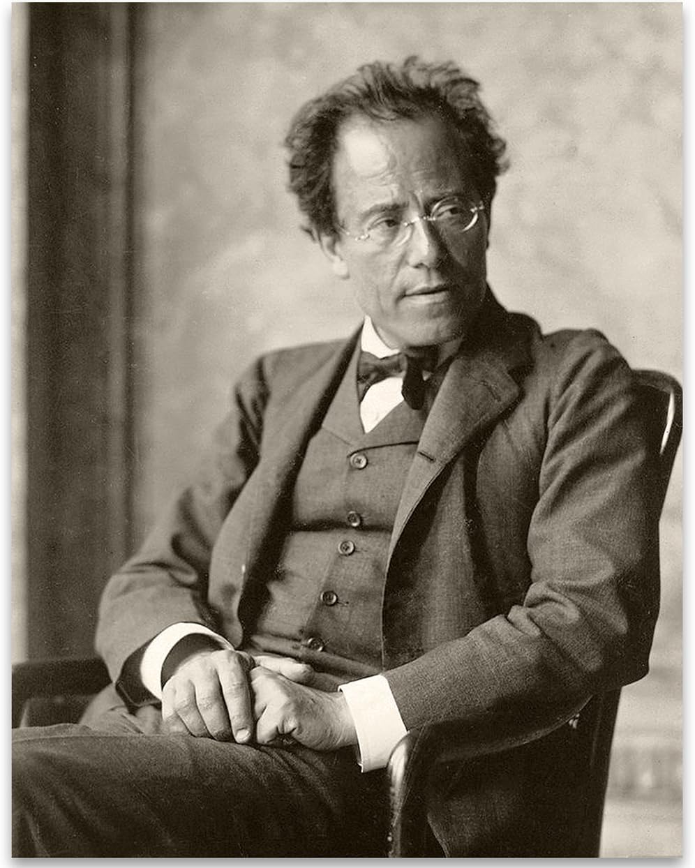 Amazon.com: Lone Star Art Gustav Mahler Portrait - Romantic Composer ...