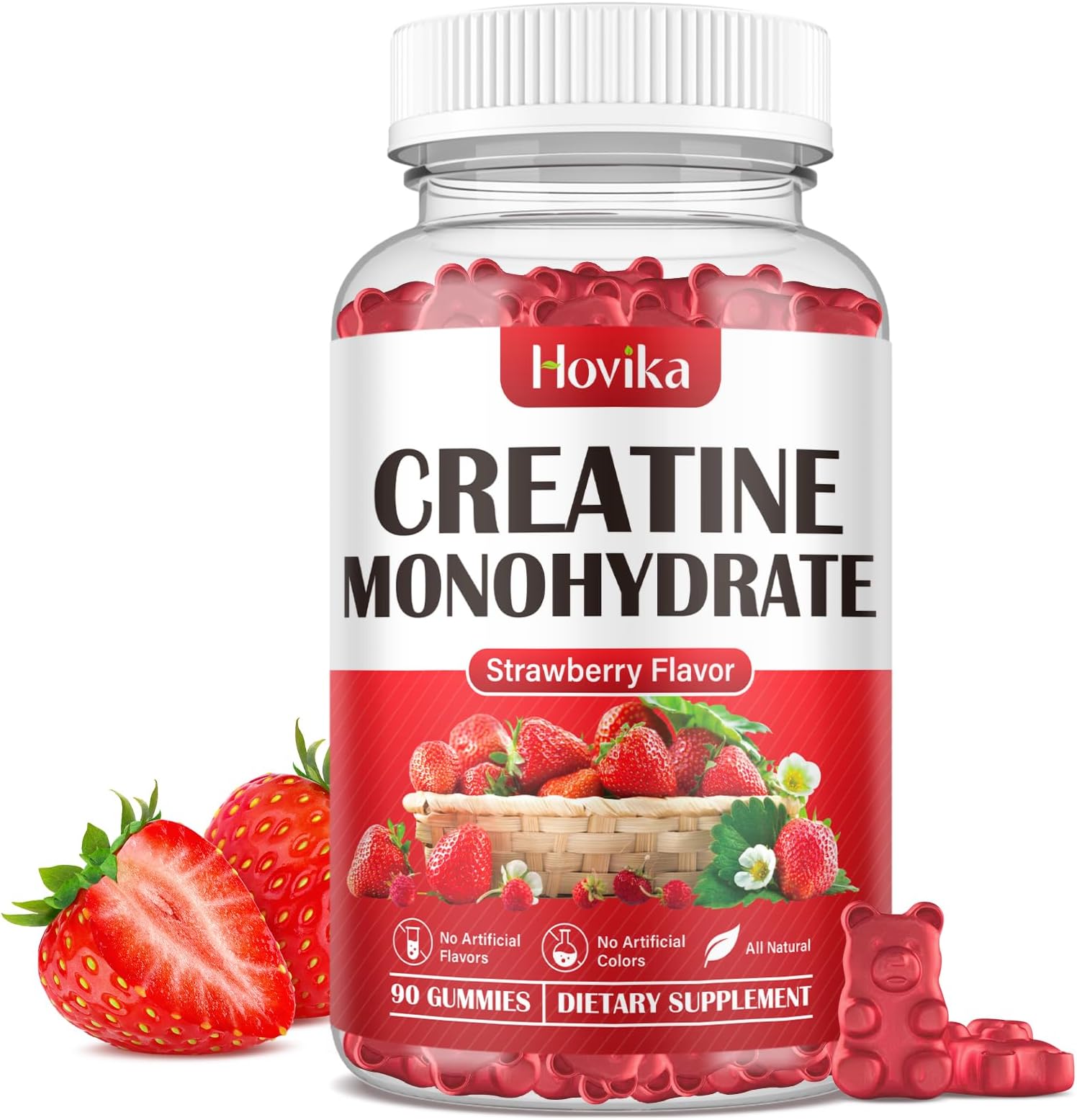 Amazon.com: Hovika Creatine Monohydrate Gummies for Men & Women ...